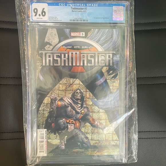 Marvel | Other | Marvel Cgc Graded 96 Taskmaster 3 St App Of Tiger ...